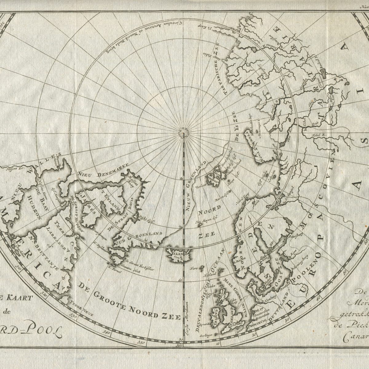 Nieuwe Kaart van de Noord Pool - Mapping Iceland