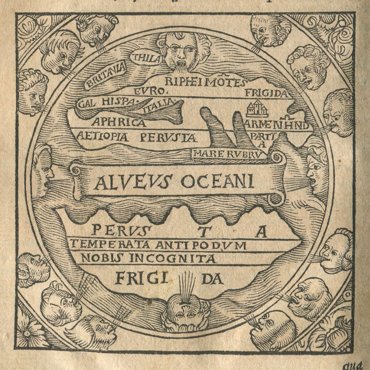 [the world map of Macrobius] - Mapping Iceland